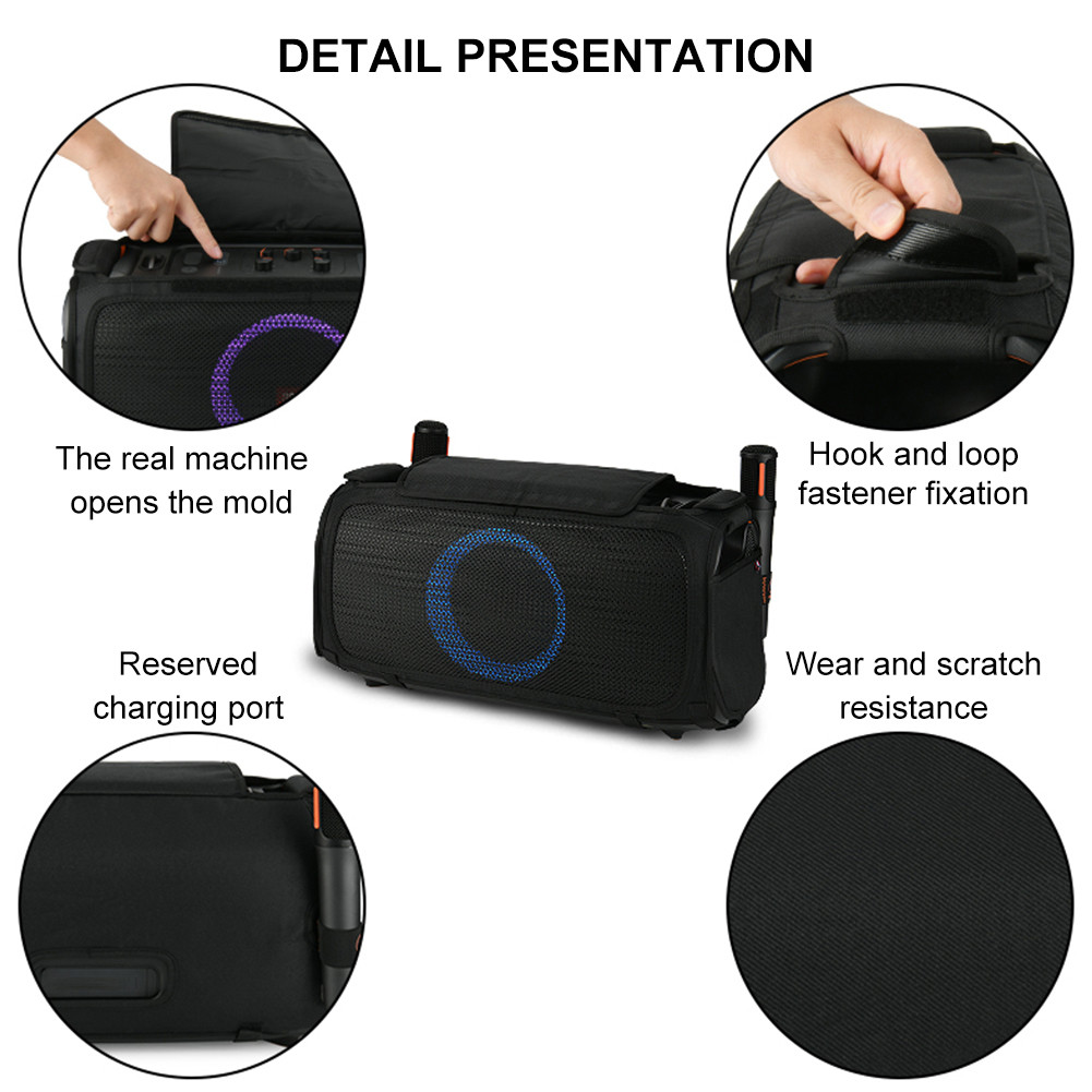 Mesh Slip Cover Carrying Cover Case Protective Sleeve for JBL PartyBox ...