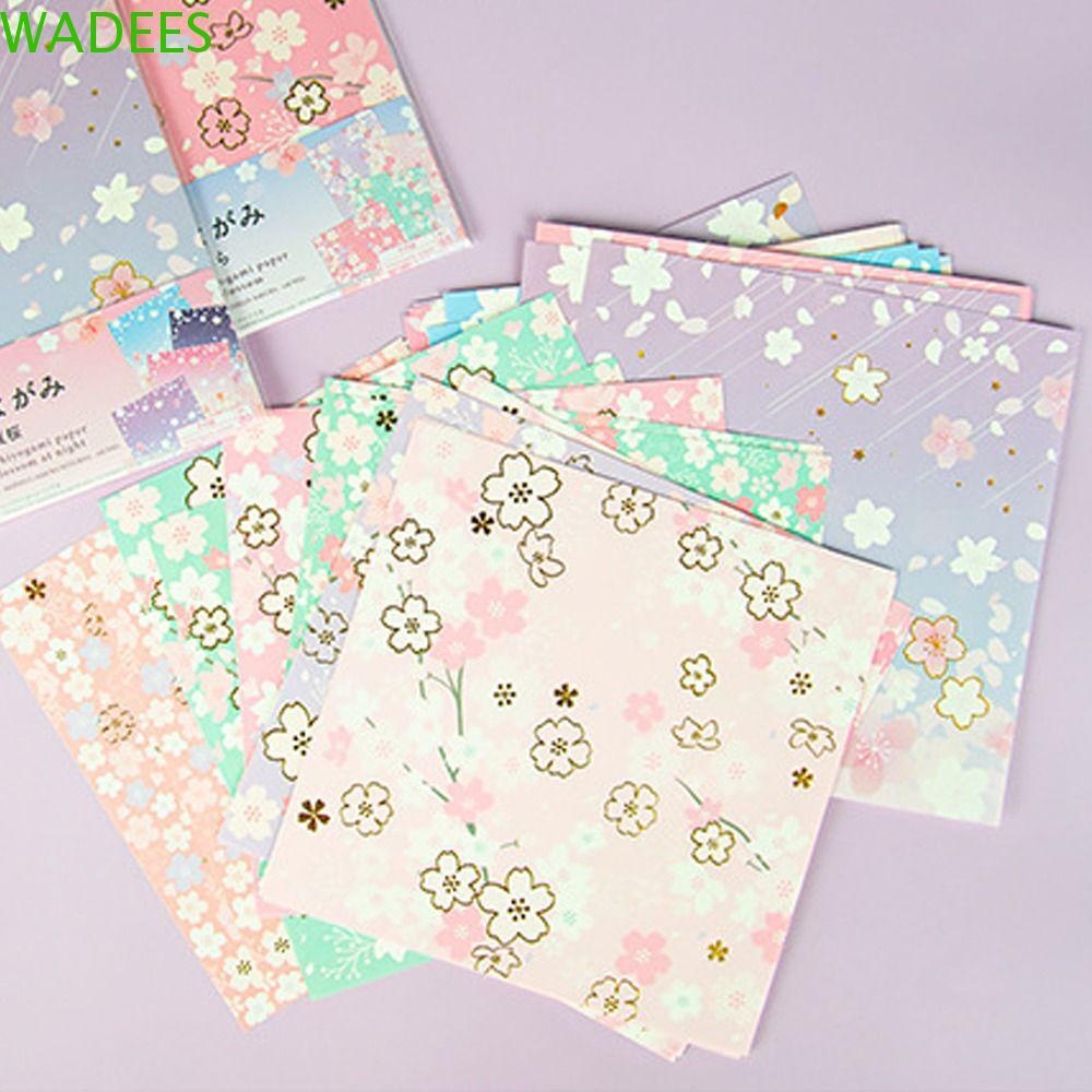 WADEES Origami Paper Premium Pink Creativity Exercise Paper-cut Sakura ...