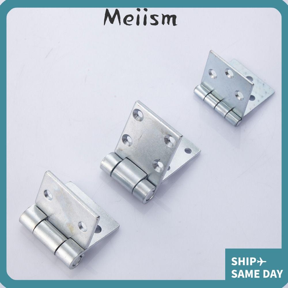 MEIISM Door Hinge, Heavy Duty Steel Connector Flat Open, Useful ...