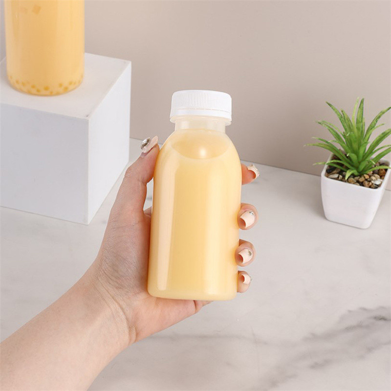 GMARTY 6pcs Small Plastic Bottle 100ml Milk Bottles Small Juice Bottles ...