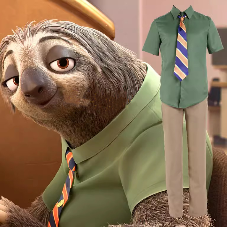 Zootopia Lightning Three-Toe SlothCosplayClothing zootopia Spot Goods ...