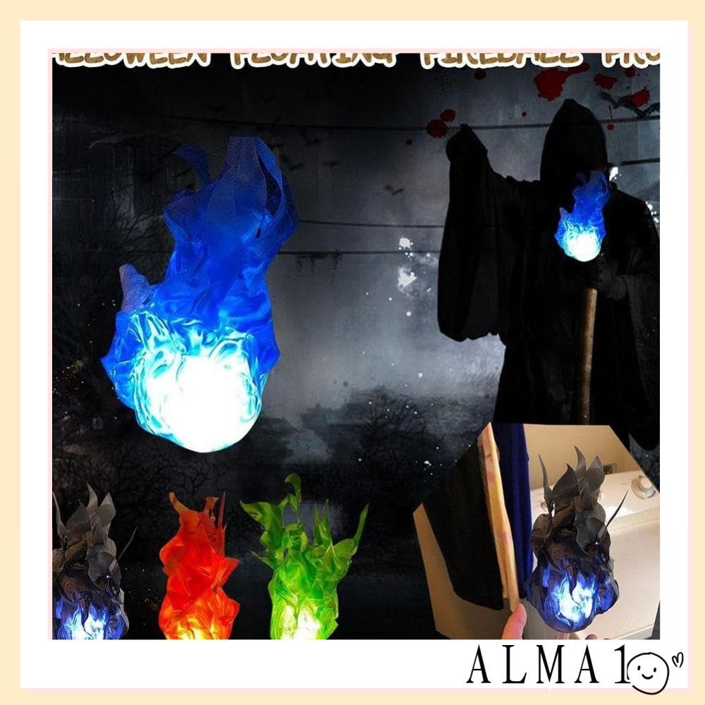 ALMA Floating Fireball, Cosplay Props Reusable Ghost Fire Lamp ...