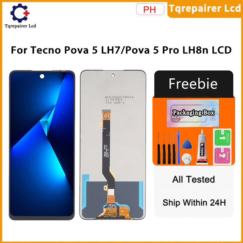 [Tqrepairer LCD]Original For Tecno Pova 5 LH7/5 Pro LH8n LCD Touch ...