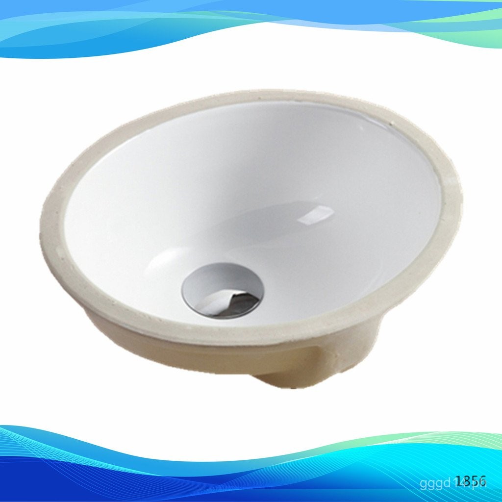 YL1856Bathroom13Inch Round Children's Undercounter Basin Embedded ...