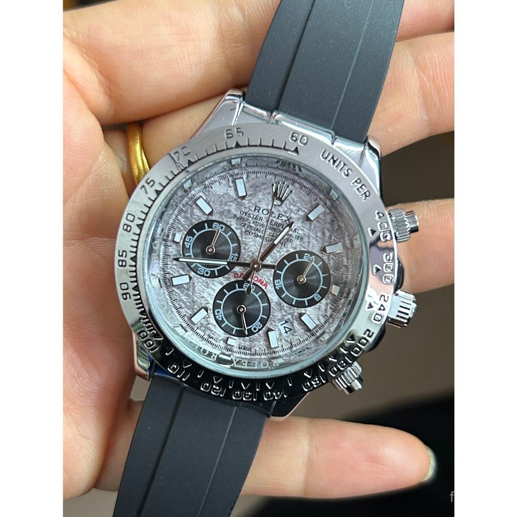 Rolex Classic Three-Eye Quartz Movement Wristwatch Universe Watch ...