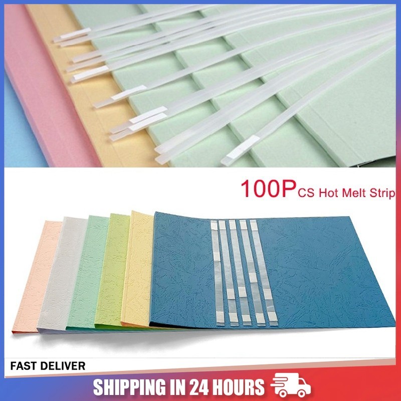 [COD] 100Pcs Hot Melt Glue Strips 2mm 4mm Wide For Book Binding Hot ...