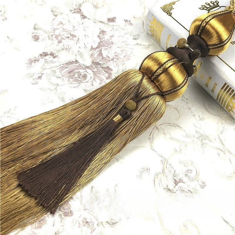 Curtain Living Room Tassel Tie Rope Hanging Fringe Hanging Ball ...