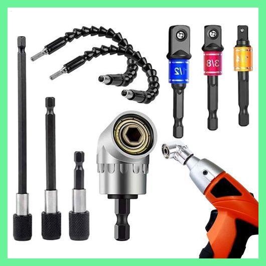 Flexible Drill Extension Screwdriver Bit Kit Lightweight and Compact ...