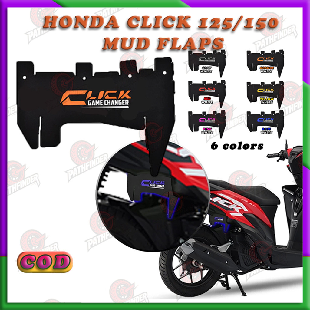 mud guard motorcycle HONDA CLICK 125/150 V2 RUBBER MUD FLAPS COVER ...