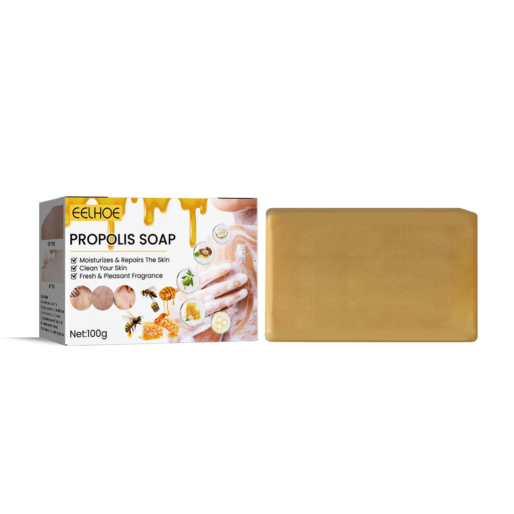 EELHOE Propolis Soap Deep Cleansing Body Skin Lightening Acne Pimples ...