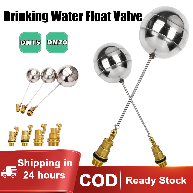 Brass Float Valve DN15/DN20 Stainless Steel Tank Float Valve Tank ...