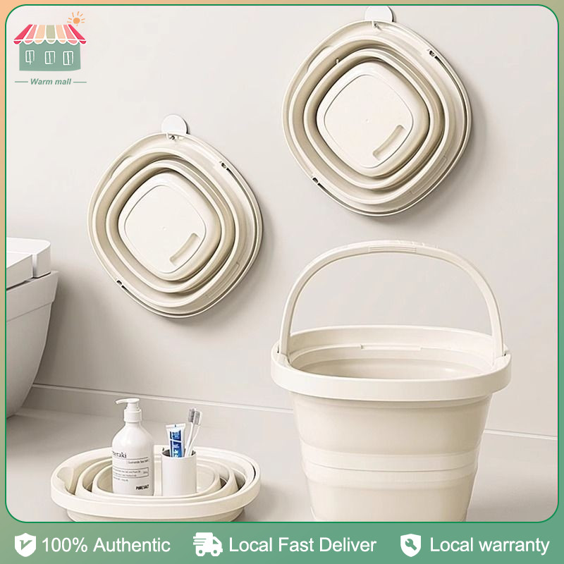 Folding Bucket Household Large Capacity Portable Bucket Outdoor Travel ...