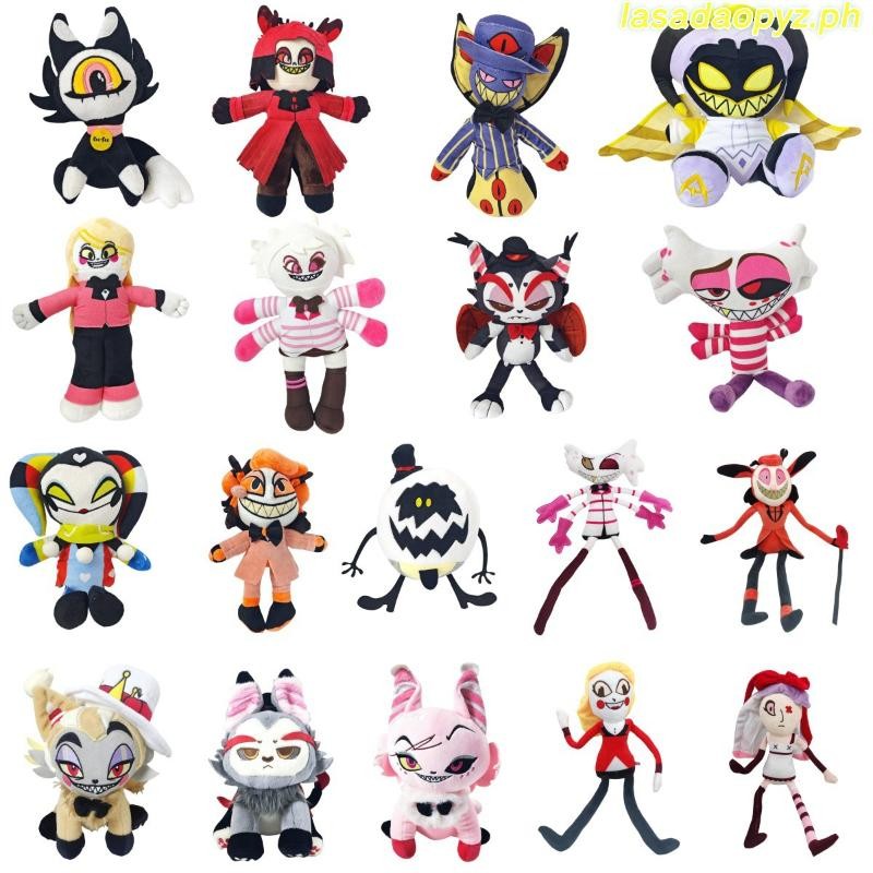 Hazbin Hotel Plush Doll Cute Husk Meow Dolls Cat Character Plushies ...