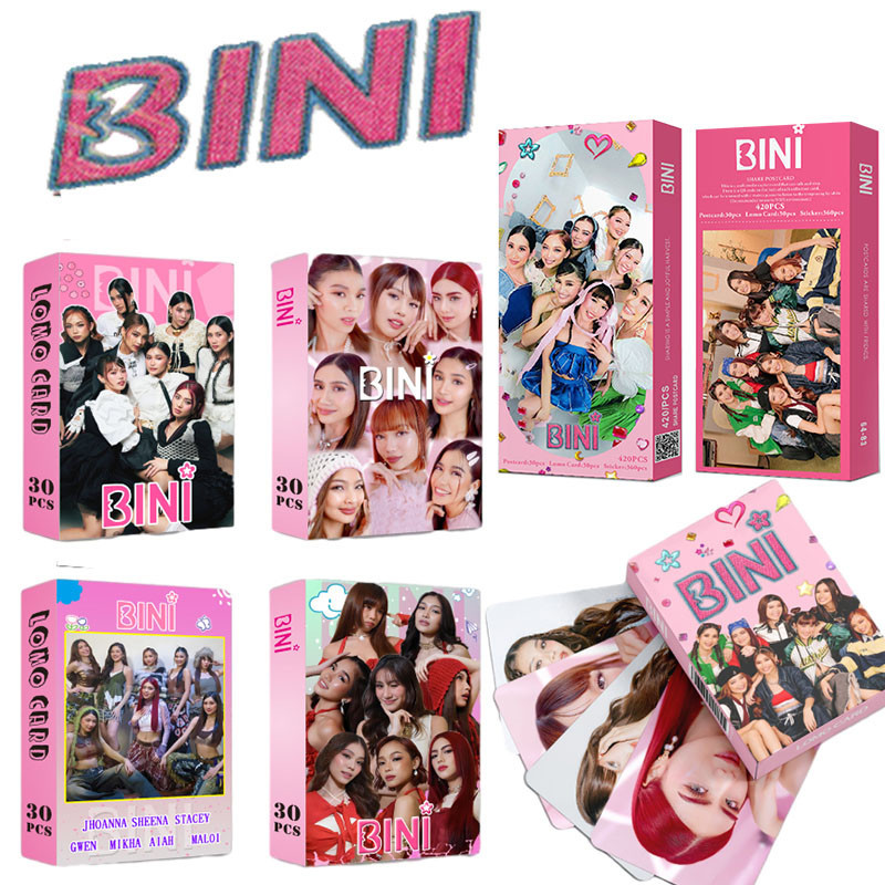 2024 New Lomocards Bini Photocard 55 Pcs Talaarawan Lomo Card ...