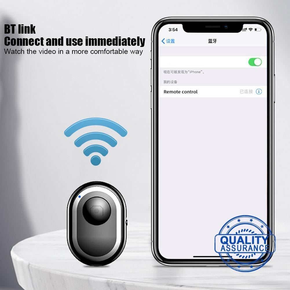 Mini Bluetooth-compatible Remote Control Button Wireless Controller ...
