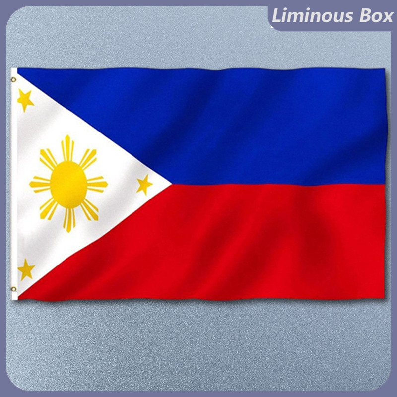 3 Feet X 5 Feet Philippine Flag Polyester Fabric Outdoor Banner For ...