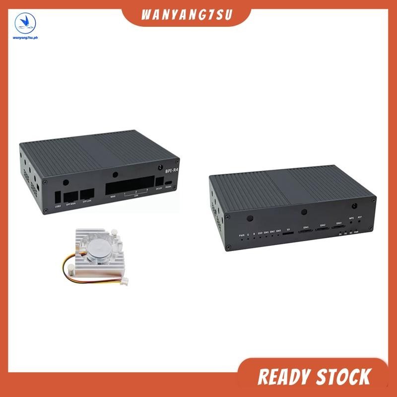 [wanyang7su] For Banana Pi R4 Aluminum Case Metal Shell for Banana Pi ...