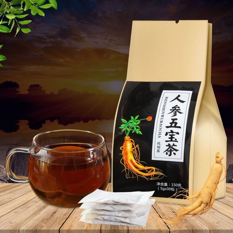 Ginseng Sealwort Wubao Tea Husband Tea Energy Tea Healthy Tea Health ...