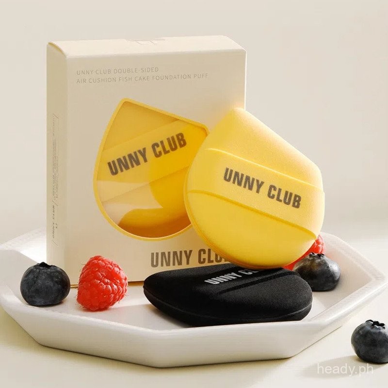 UNNY CLUB Flying Fish Powder Puff UNNY CLUB Do Not Eat Powder Q Elastic ...