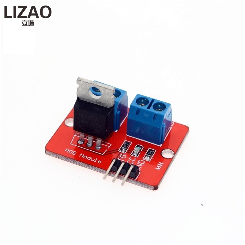 RS+&0-24V Top Mosfet Button IRF520 MOS Driver Module For Arduino MCU ...