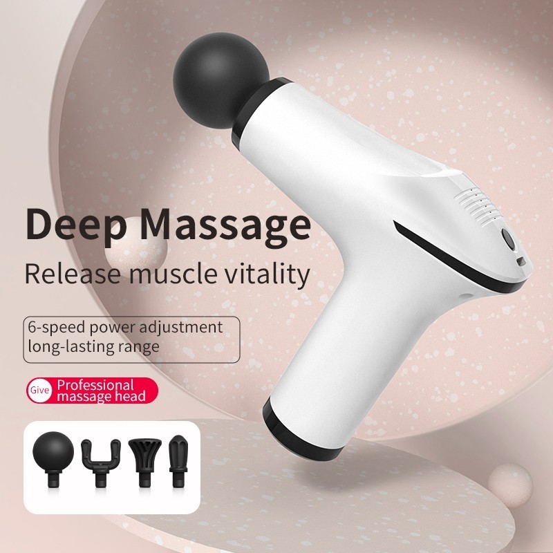 Muscle Massage Gun 4 Heads Superace Percussive High Frequency Vibration ...