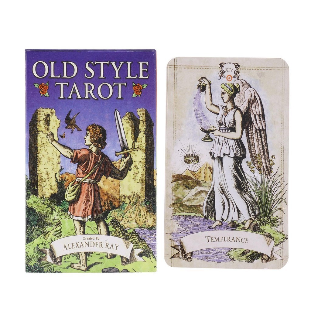 Tarot Deck Cards 78pcs Old Style Tarot Book Deck Cards Portable Old ...