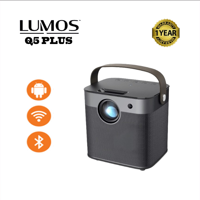 LUMOS Q5 PLUS Projectors 4K UHD LED 9000 Lumens HDMI- Projector | Shopee Philippines