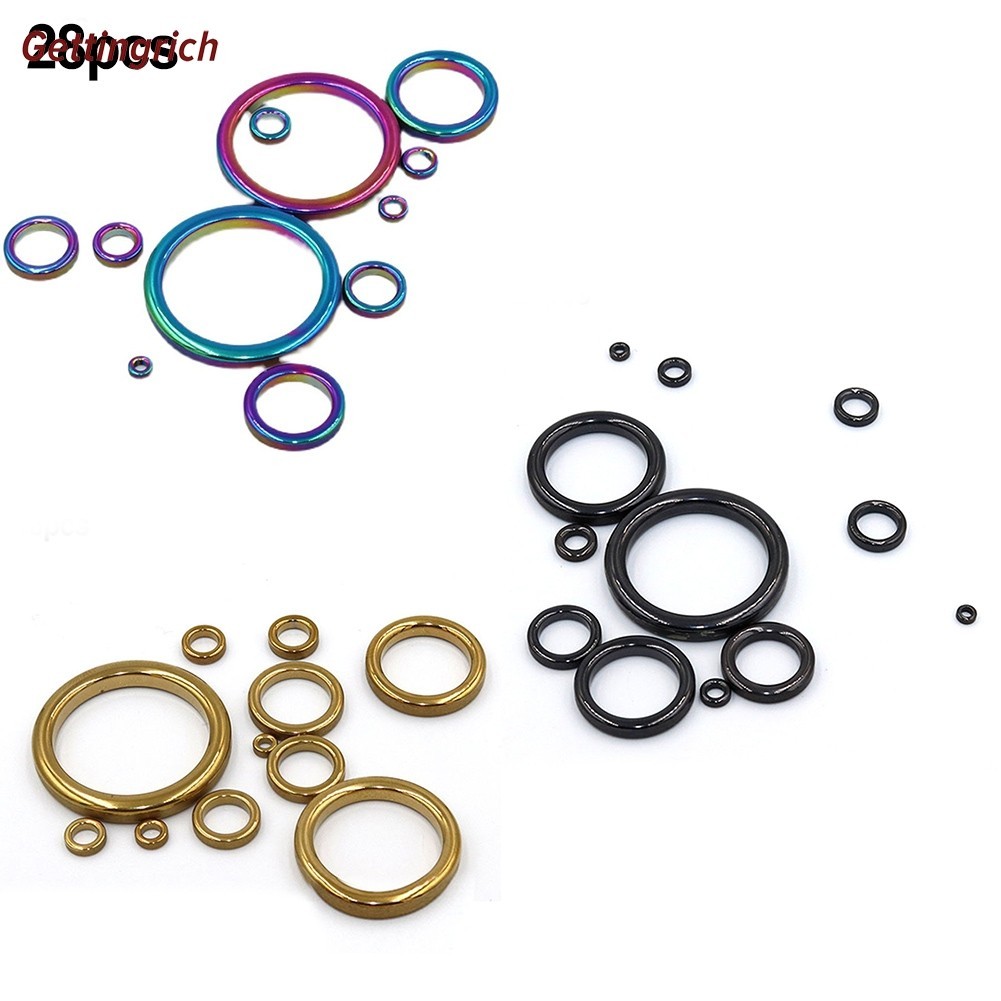 GTD 28pcs Fishing Rod Repair Kit Ring Rod Eye Replacement Kit Ceramic ...