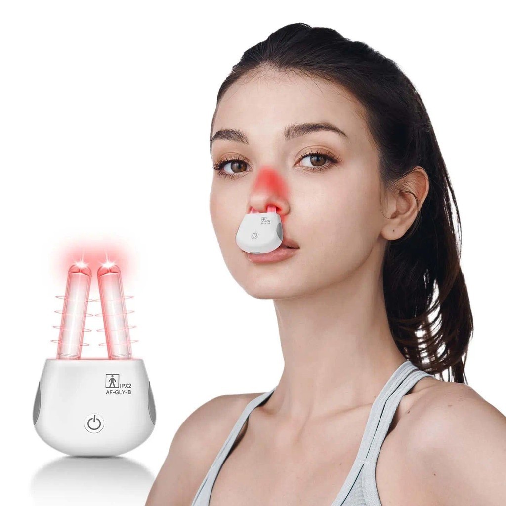Rechargeable Red Light Nasal Therapy for Nose Portable Red Light Nose ...