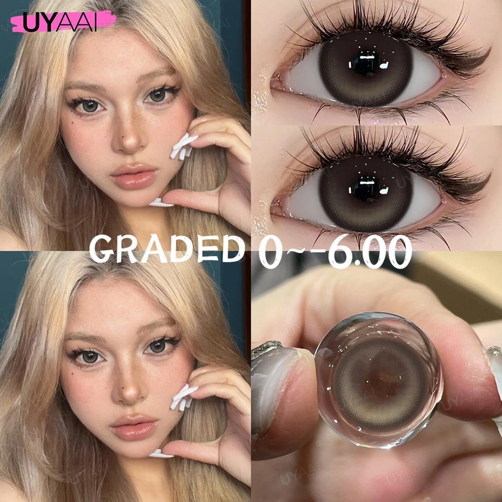 158PHP=2Pairs] UYAAI 1 Pair K4 Series Contacts Lenses Makeup Brown ...