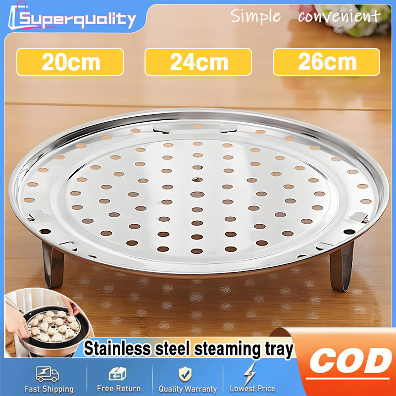Stainless Steel Kitchen Food Steamer Steaming Rack Multifunction Bowl ...