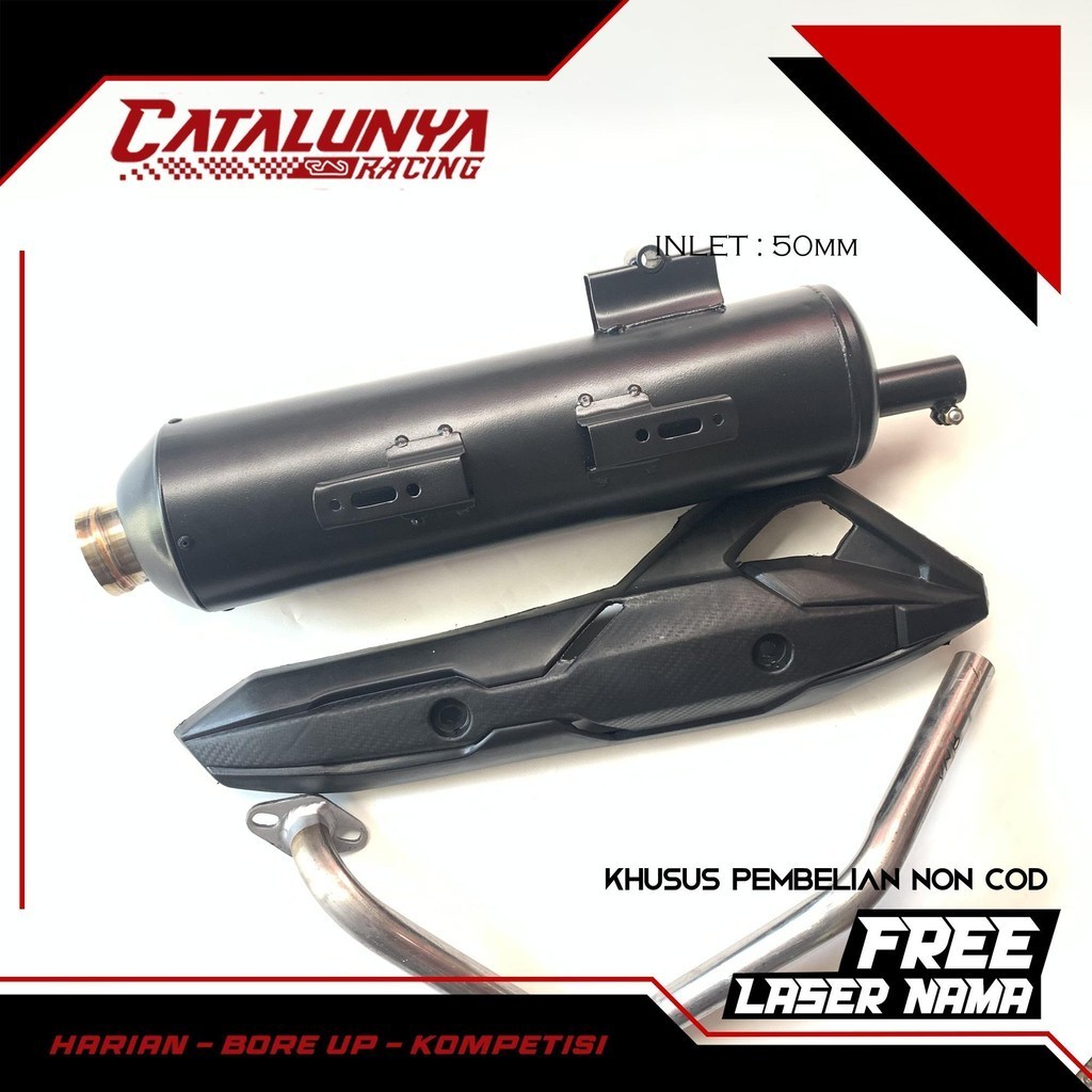 Exhaust Standard RACING COPY CMS Muzzle SHIJIRO VARIO BEAT NMAX MIO ...
