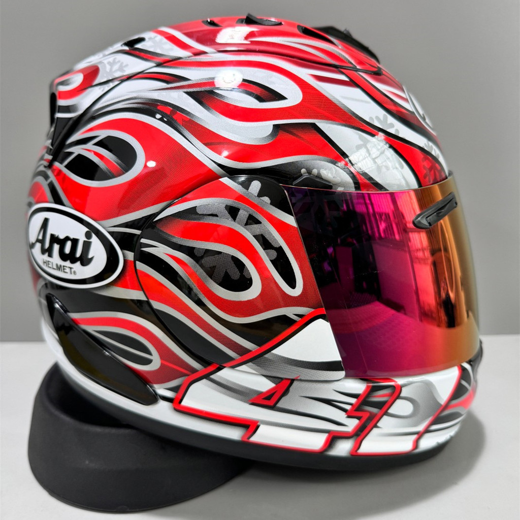 ARAI R5 Red Crane Full Face Helmet Arai Red Full Face Helmet Arai ...