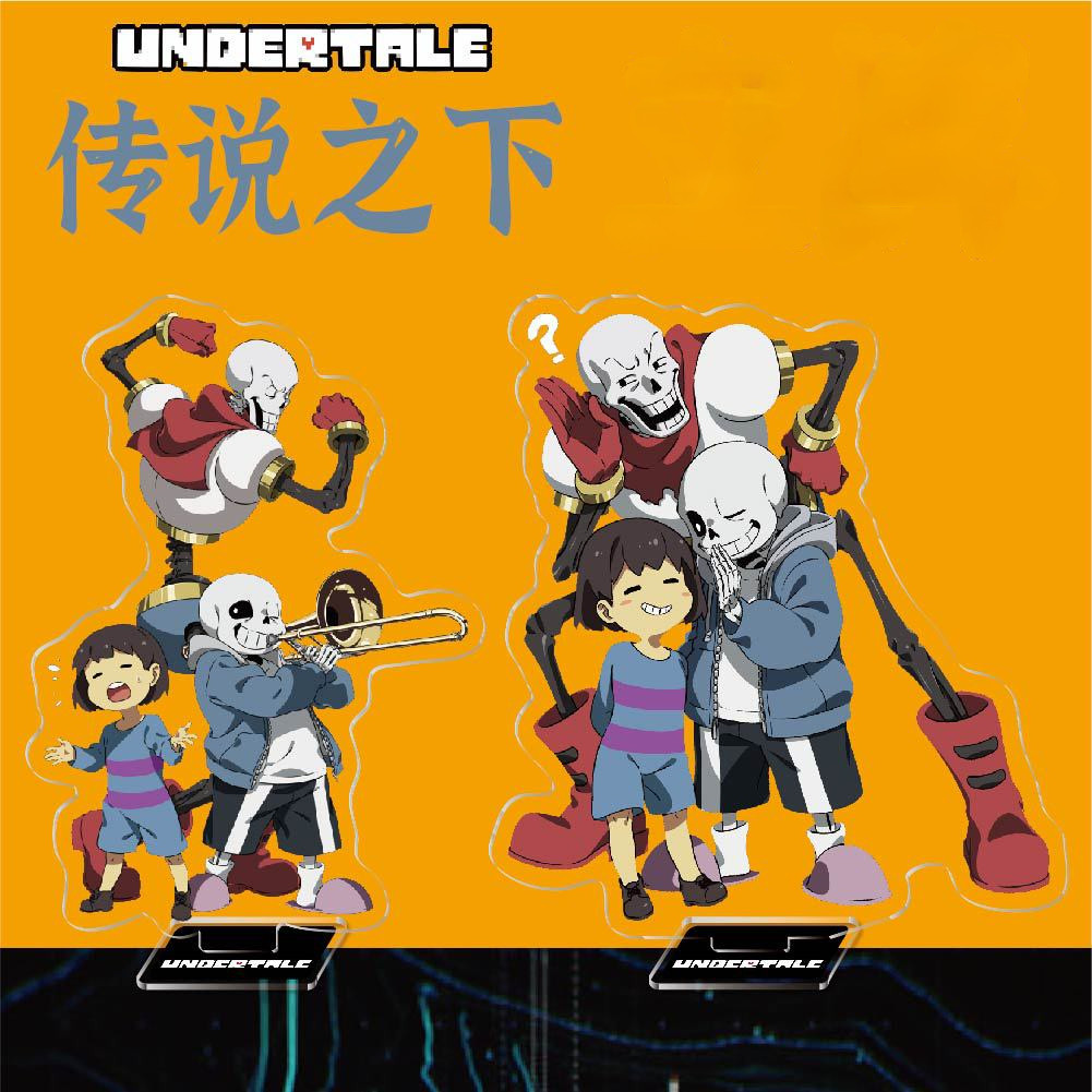 Undertale Frisk Sans Papyrus GM acrylic stand figure model plate holder ...