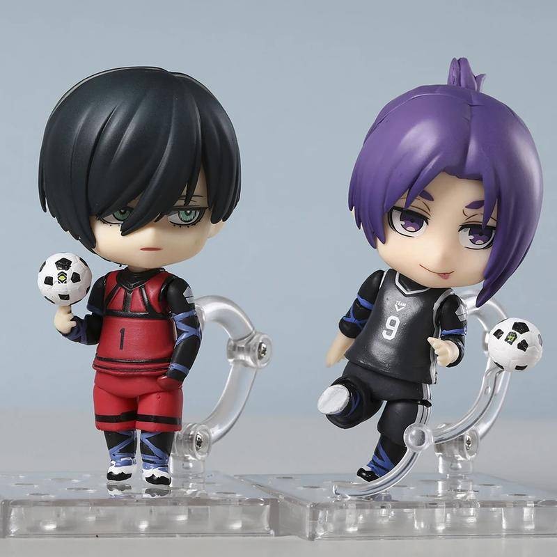 Articulado nendoroid Blue Lock Mikage Reo Rin Itoshi Action Figure PVC ...