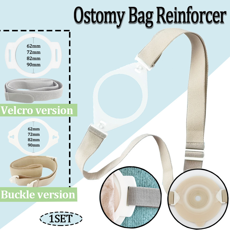 Velcro & Buckle Ostomy Bag Reinforcer Ostomy Hernia Support Strap ...