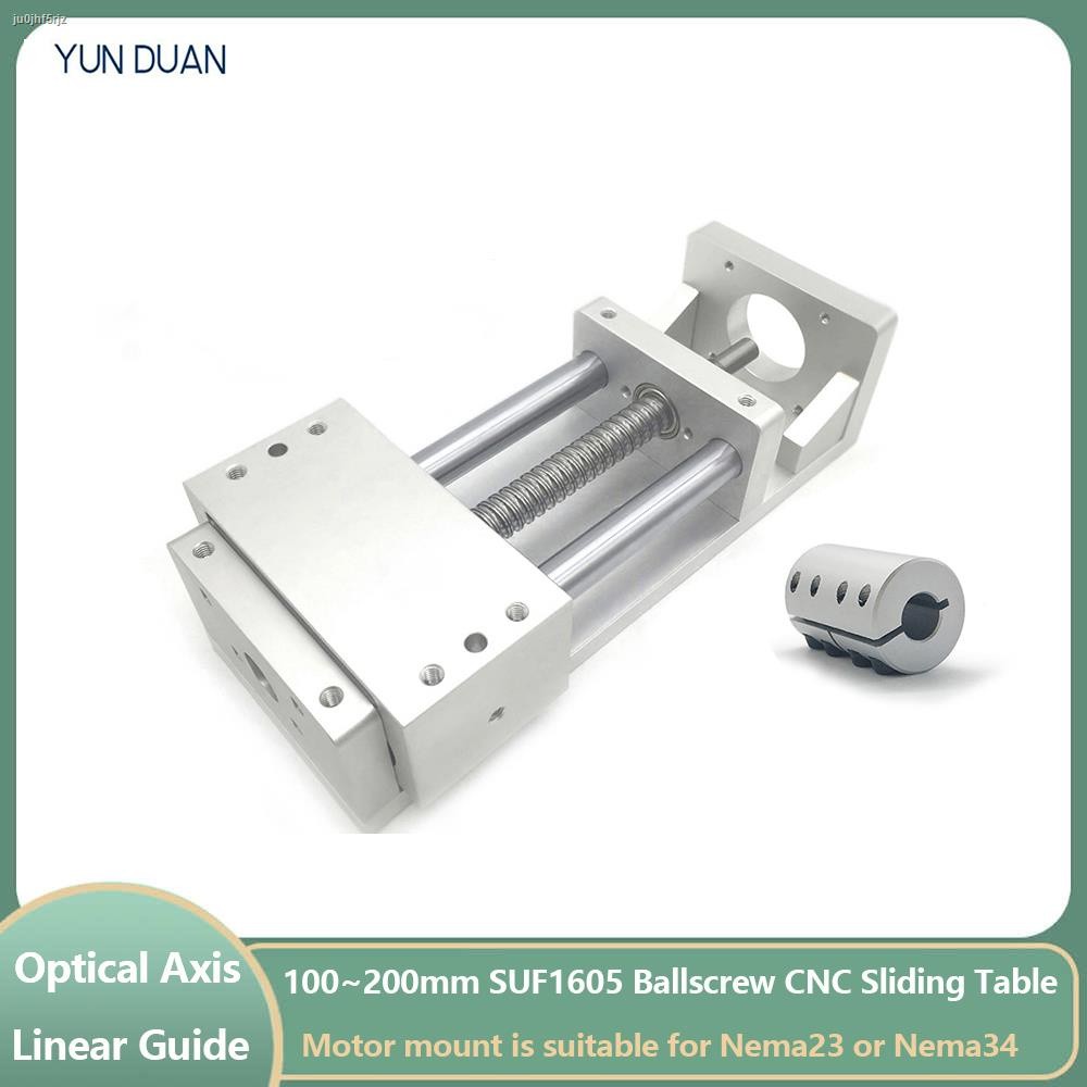 100MM 200MM Stroke CNC Linear module Sliding Table XYZ Axis Cross Slide ...