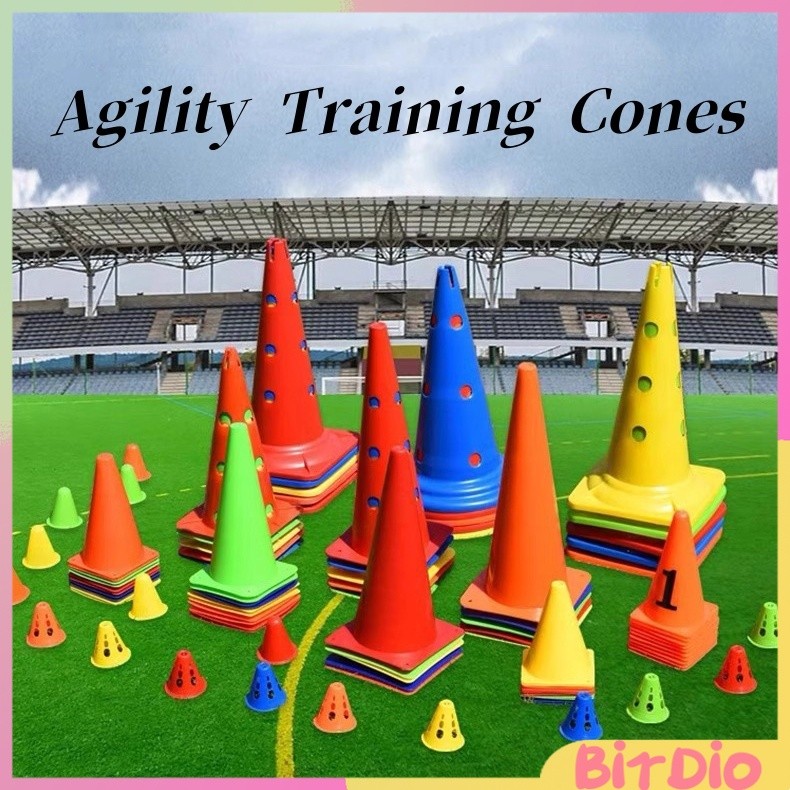 B.O. 32cm Plastic Agility Cones Football Training Equipment Children's ...