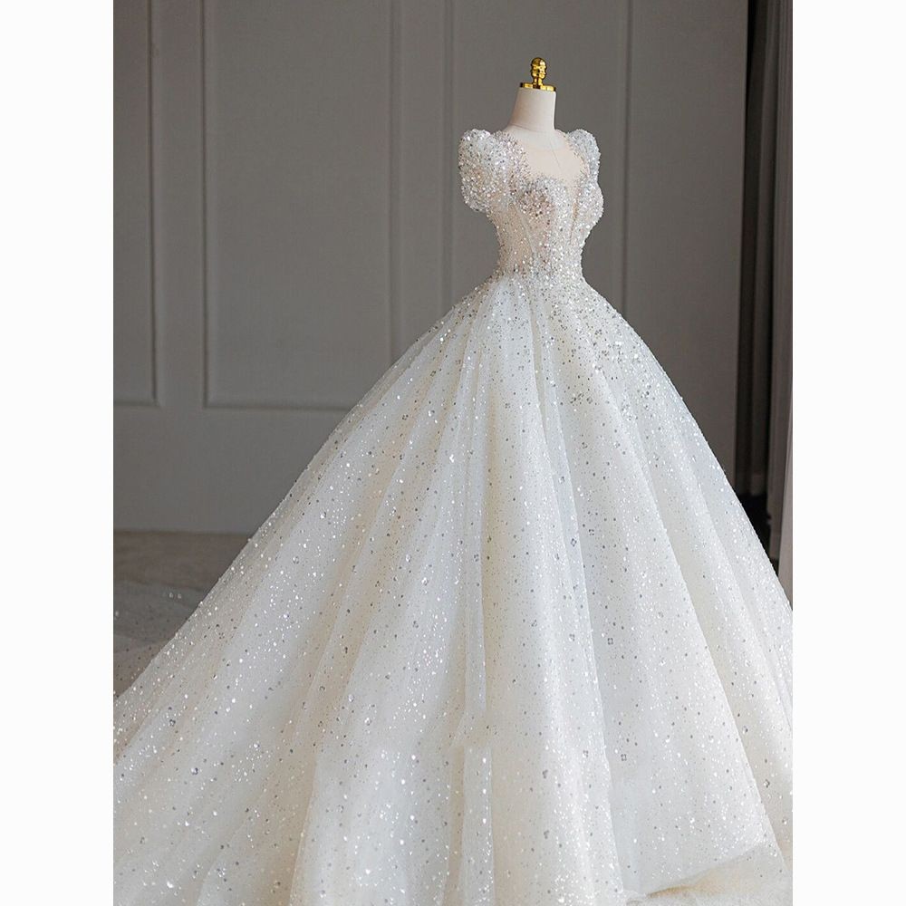 Light Wedding Dress 2024 New Style French Retro Bride Running Princess ...