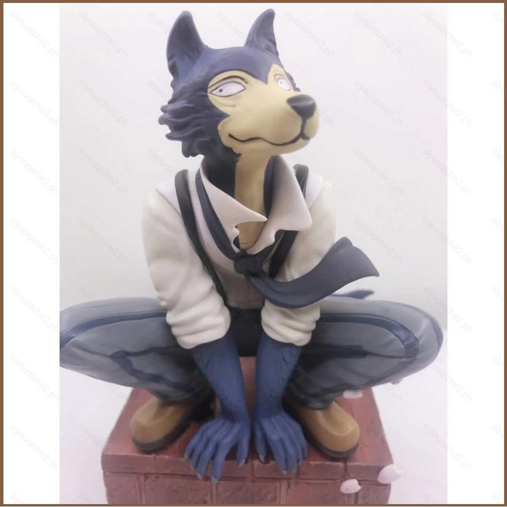 sy BEASTARS Action Figure Legoshi Big bad wolf Squatting position Model ...