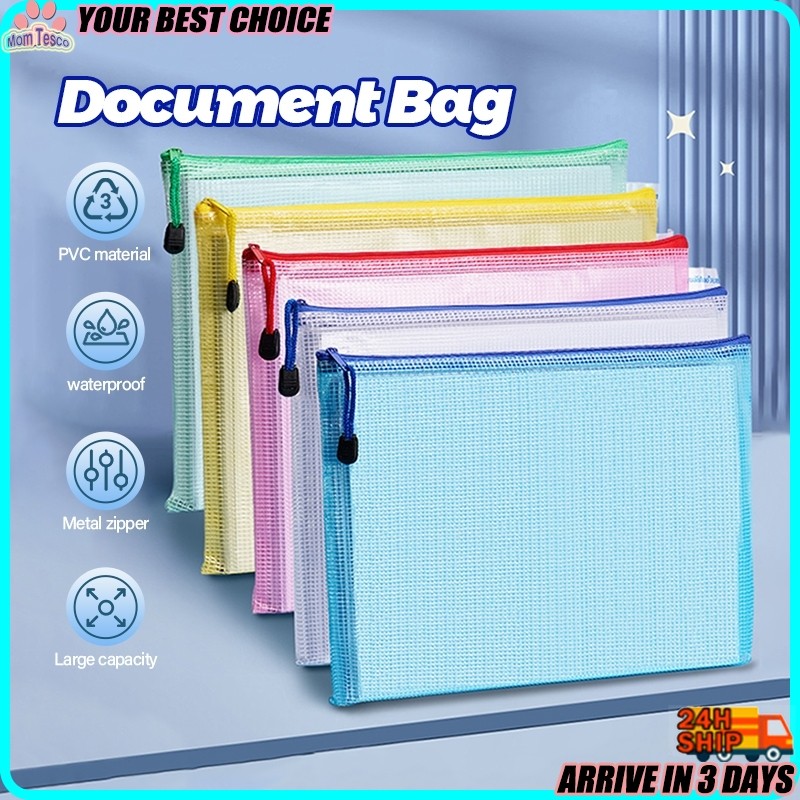A4 Document Storage Pouch Bag Waterproof designs Organizer Envelopes ...