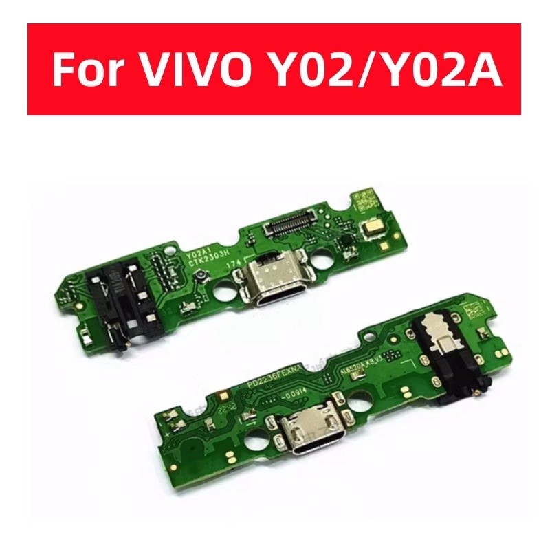 For Vivo y02 y02A USB Charger Port Charging Board Flex Cable | Shopee ...