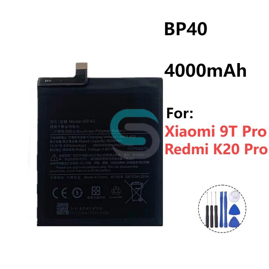 Xiaomi Mi 9T Pro Redmi K20 Pro Battery Model BP40 High Quality | Shopee ...