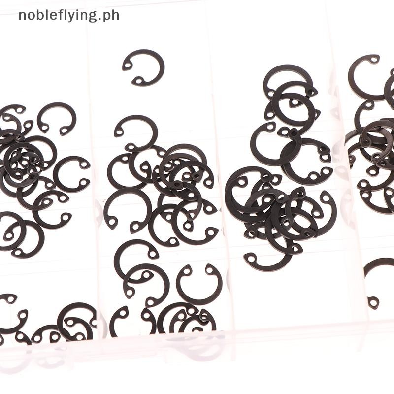 nobleflying 100Pcs 11-21MM Snap Ring Shop Assortment Carbon Steel C ...