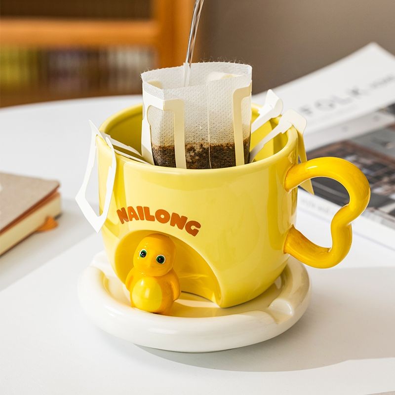 Originality Milk Dragon NAILONG Doll Cup Cute Ceramic Mug Home Milk Cup ...
