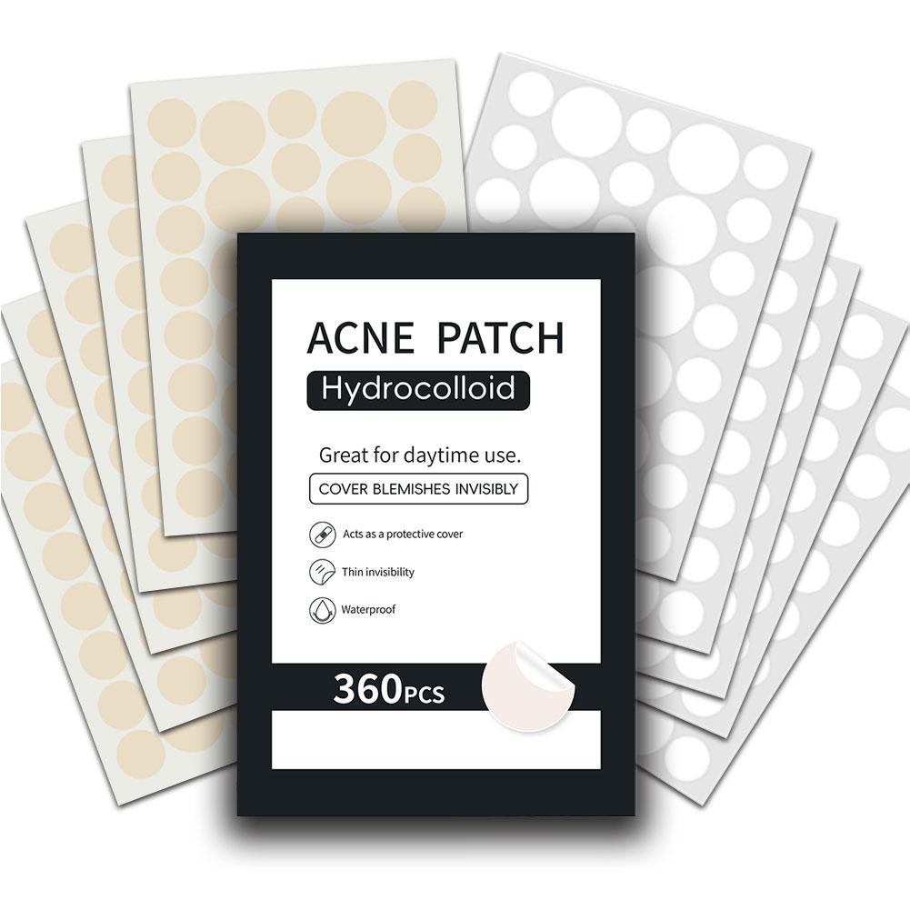 360pcs 600pcs Acne Patches Large Size Round Combination Acne Sticker ...