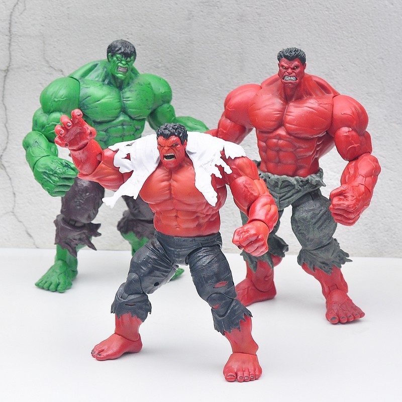Avengers Invincible Hulk Hulk Red Giant Joint Movable Doll Doll Figure ...