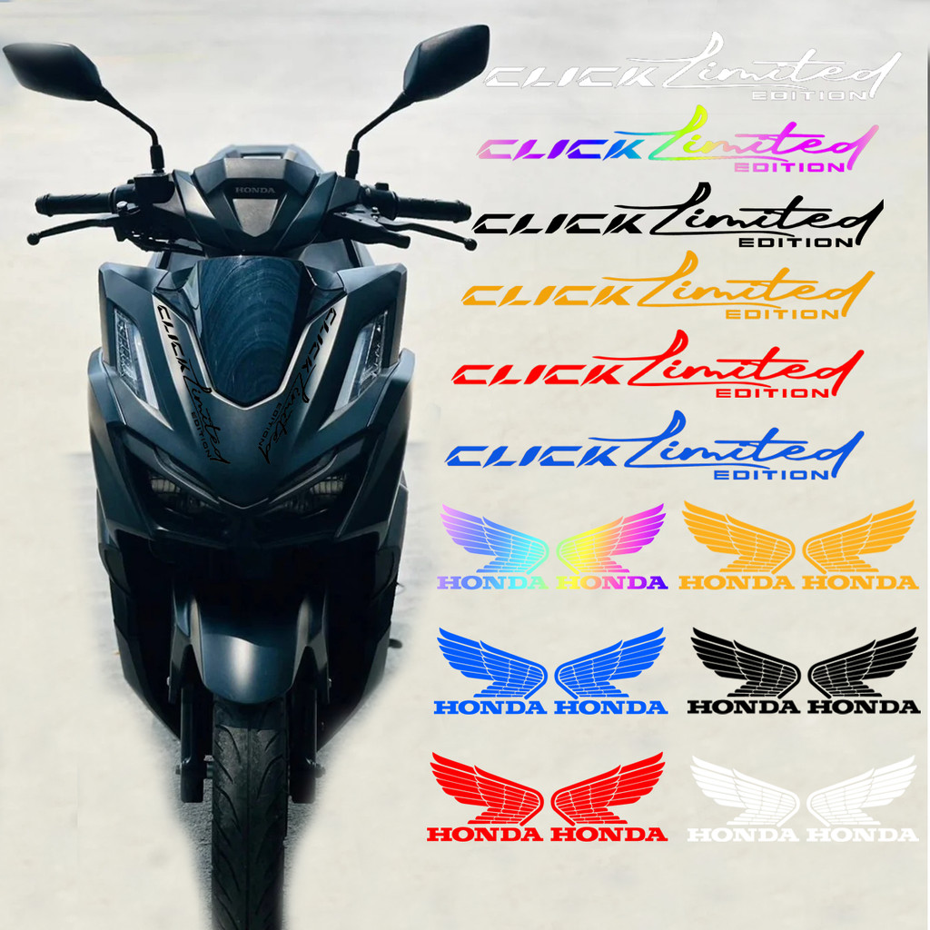 Honda Click Motorcycle Reflective Sticker Fairing Vinyl Waterproof ...