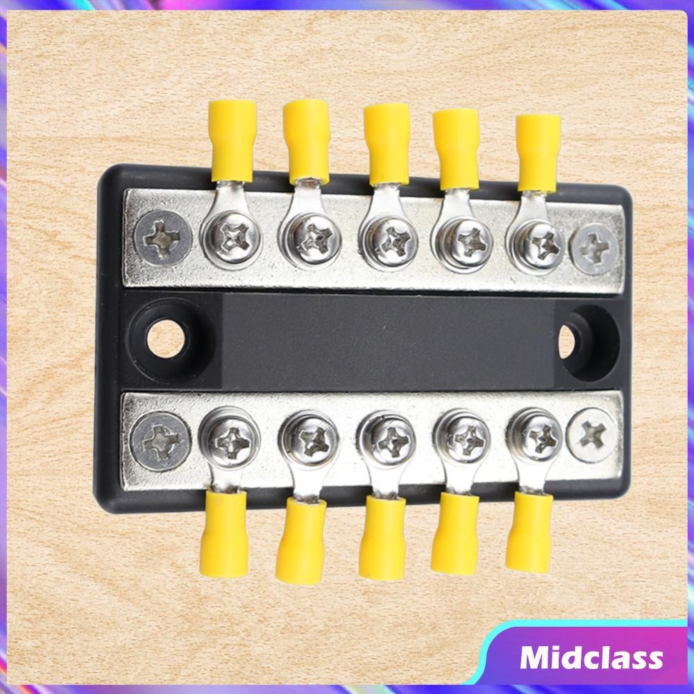 10-way 20-way Bus Bar 100A Bus Bar Cover M4 Busbar Power Case for Auto ...