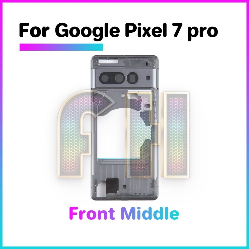 LCD front Display frame For Google pixel 7 pro Front Housing Middle ...
